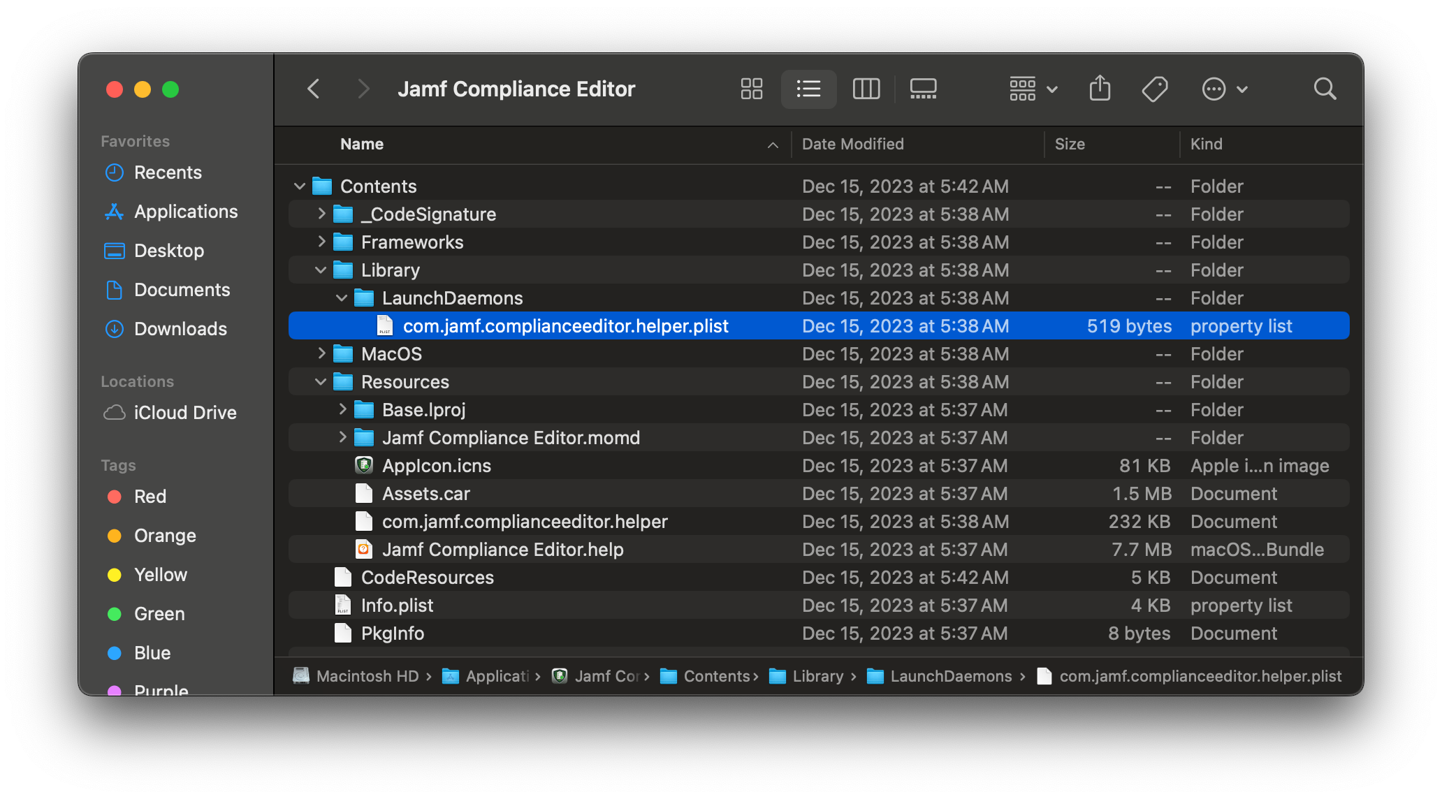 CVE-2024-4395: Jamf Compliance Editor Privilege Escalation | Mykola’s blog